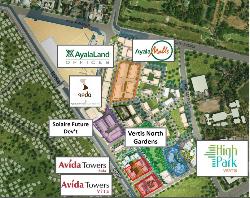 Ayala Land-Avida Land: Ayala Land Vertis North Avida Towers Sola