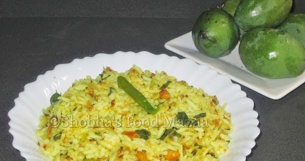 Shobha's Food Mazaa: RAW MANGO RICE
