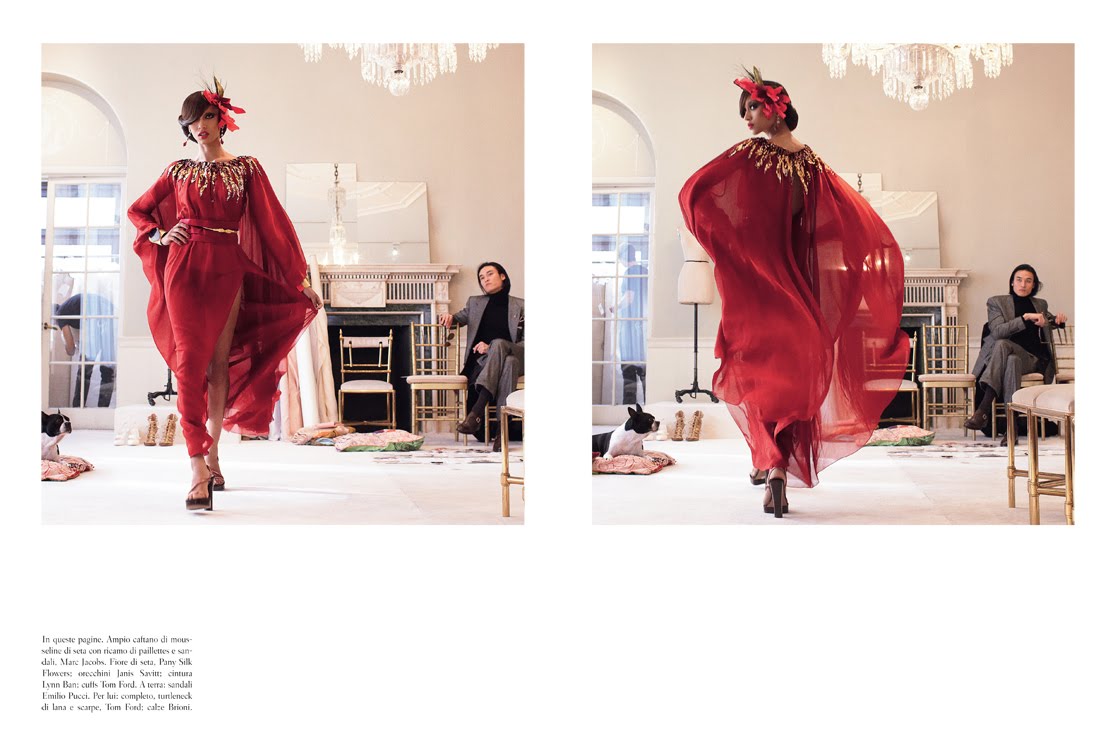 fashion production: steven meisel