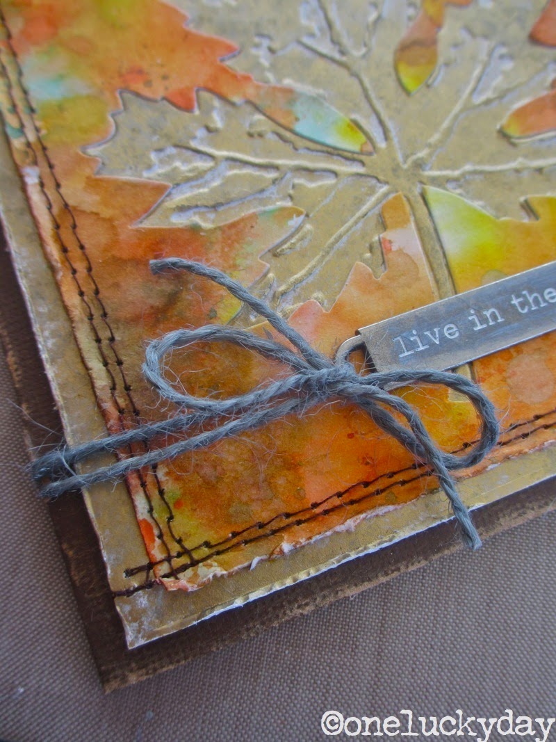 One Lucky Day: Layered Leaf Card