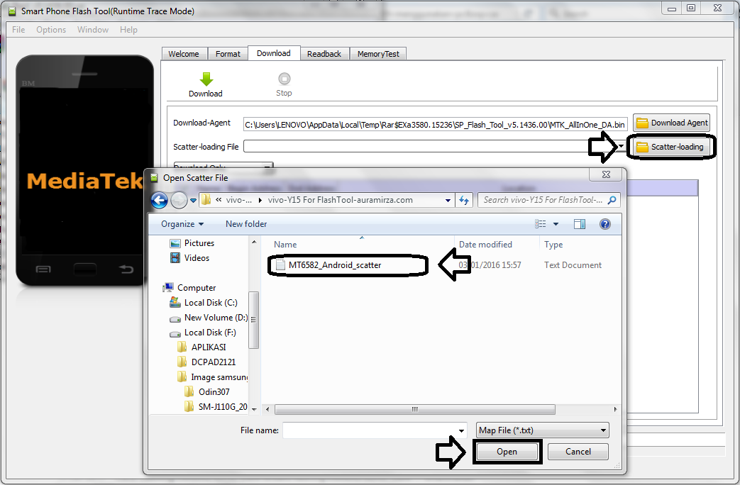 Cara Flashing Vivo V5 Via Sp Flashtool dengan mudah 100% berhasil
