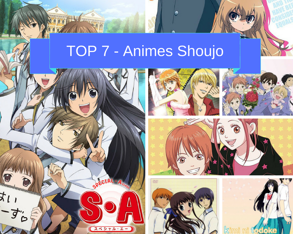 TOP 7 - Animes Shoujo - Mundo da Fantasia