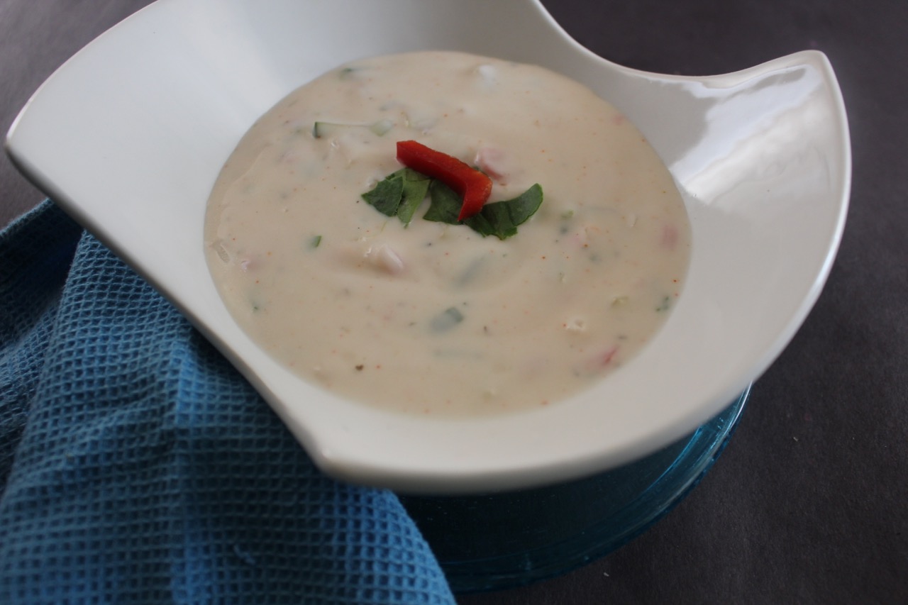A Raita Yogurt Sauce