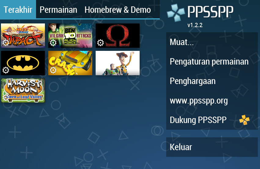 Info Game Millenial: Cara maen game Psp Menggunakan PPSSPP|AFSyauqi