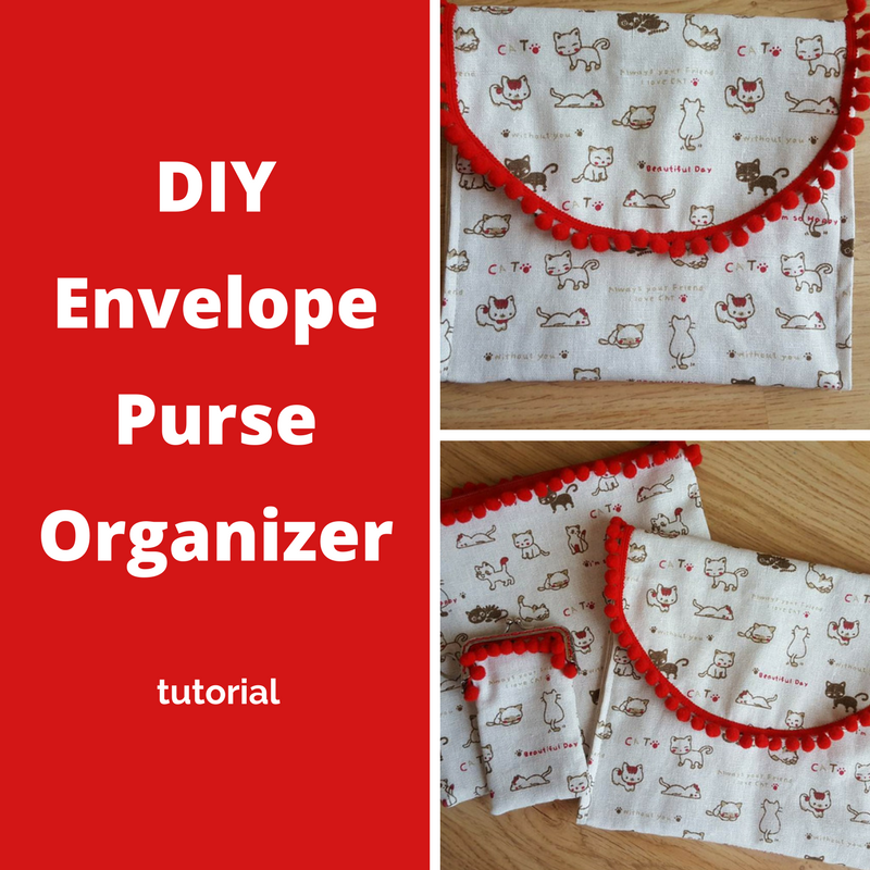 DIY envelope purse organizer |Keeping it Real