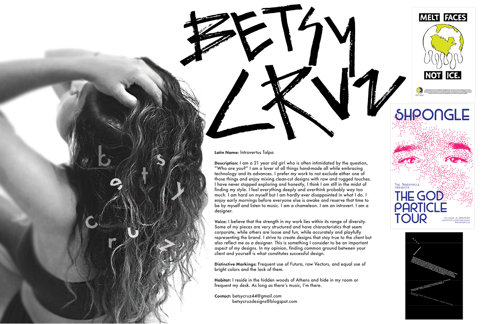 Betsy Cruz: My Self-Portrait + My Timeline