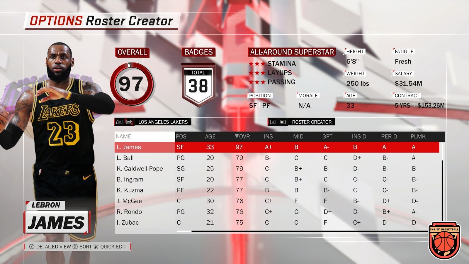 NBA 2K18 DNA Ultimate Roster [Patch 2018-2019] RELEASED - Shuajota ...