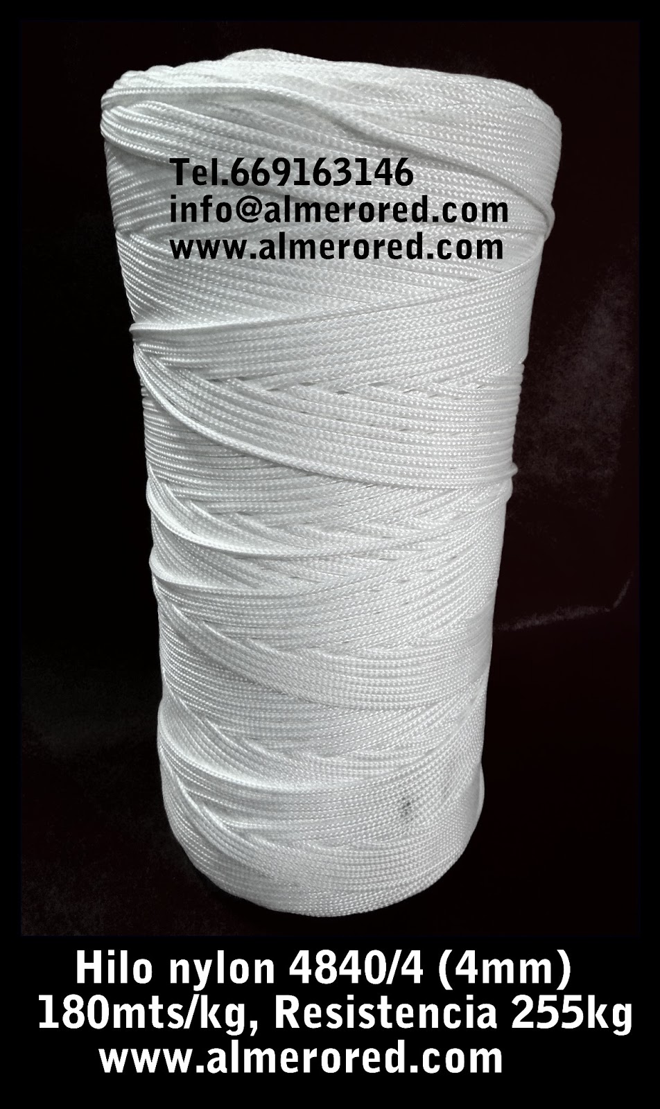 Hilo nylon trenzado 4840/4 - Almerored