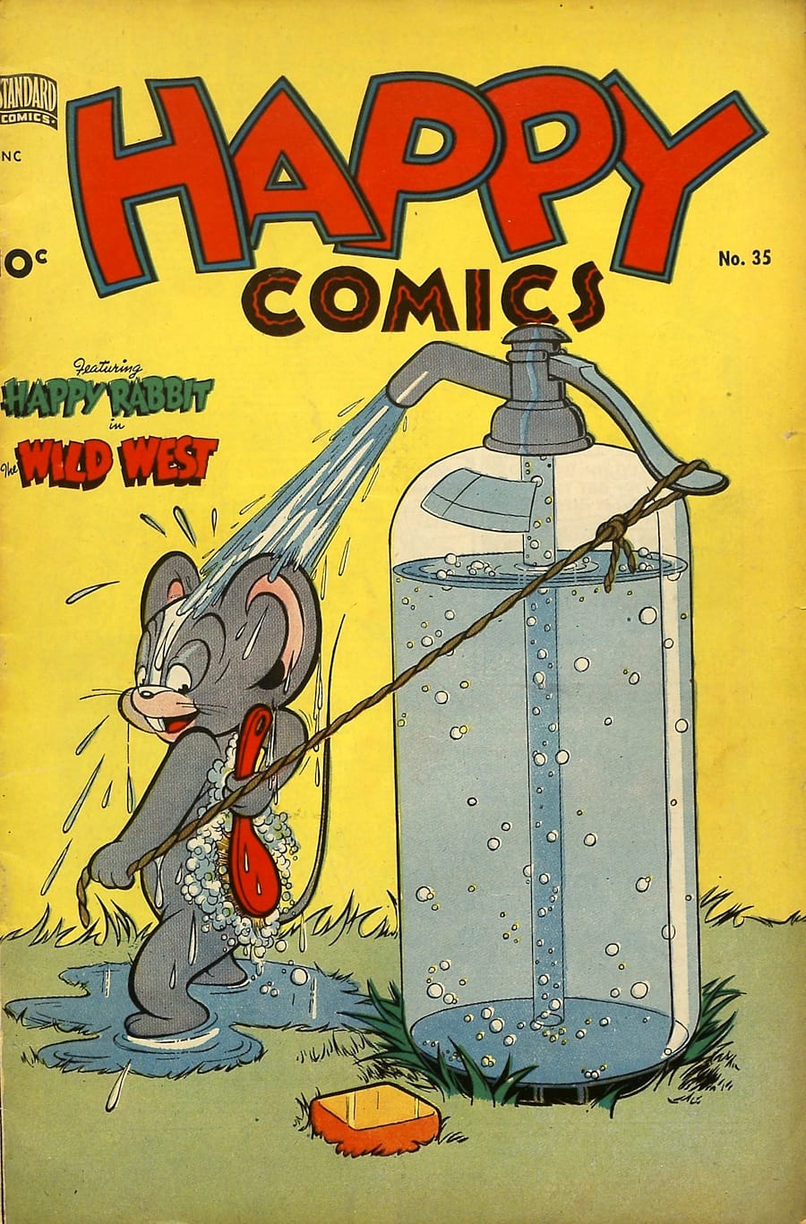 Happy Comics #35 - Frank Frazetta art - Pencil Ink