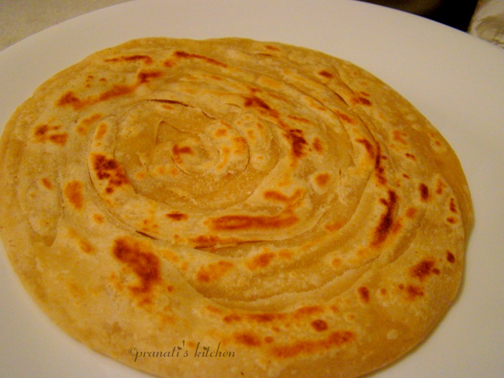 Delicious Recipes 4m Pranati's Kitchen: Layer Paratha