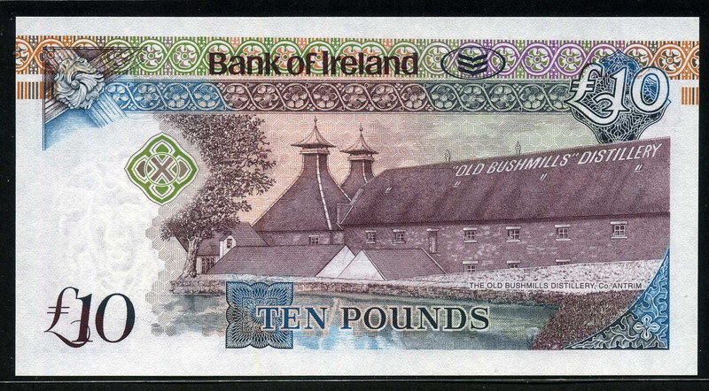 Northern Ireland banknotes 10 Pound note of 2008, Bank of Ireland ...