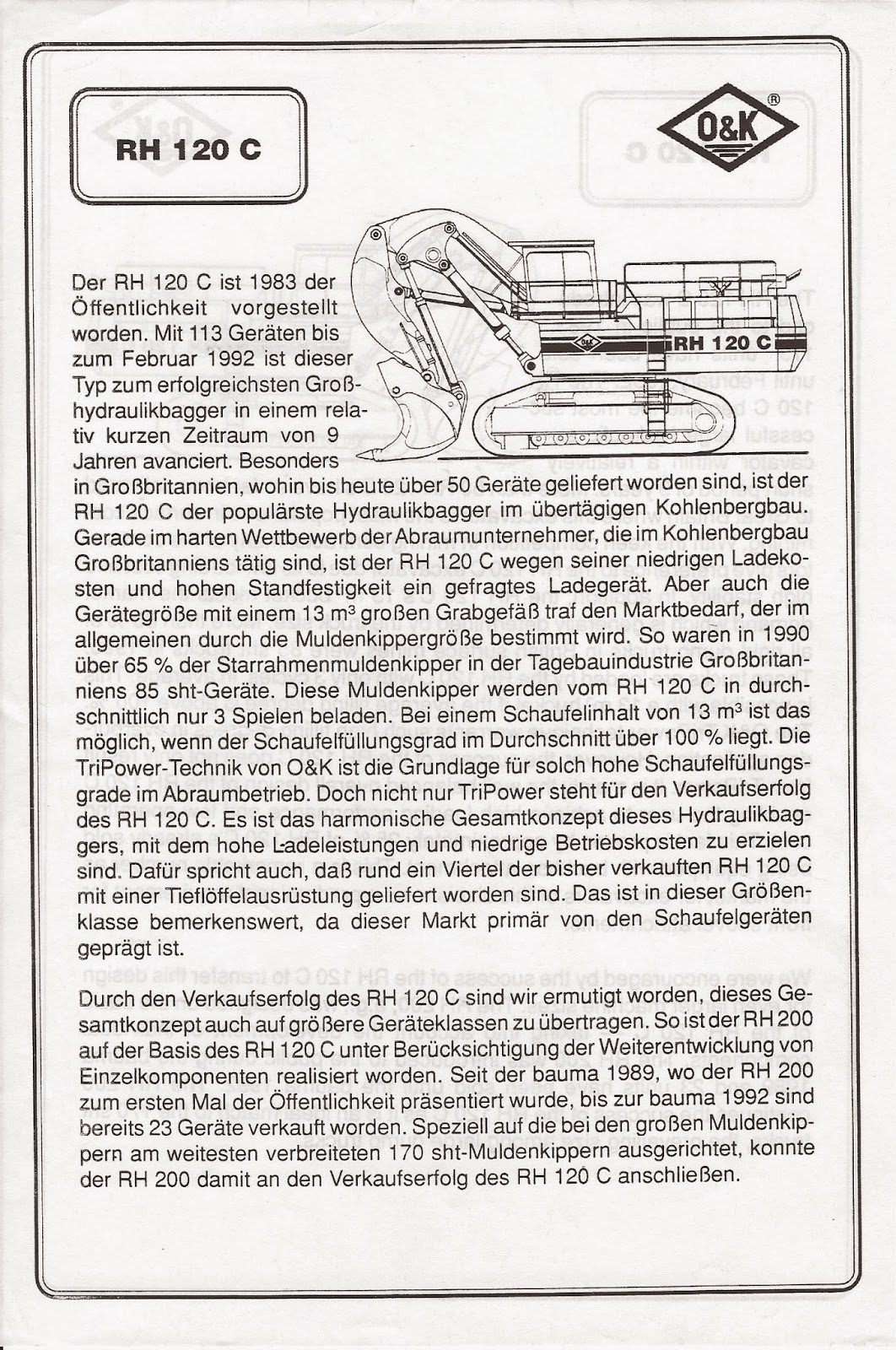 RS-O&K Baumaschinen: O&K RH 120
