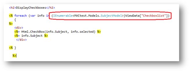 Binding CheckBoxList in ASP.Net MVC