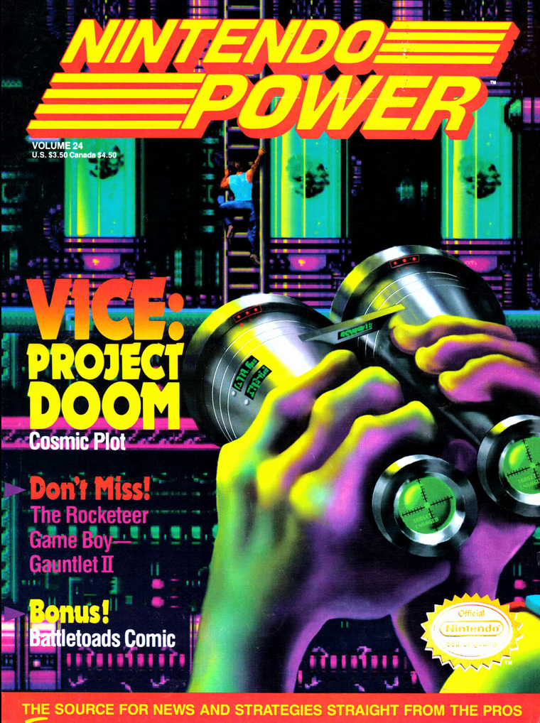 8-Bit City: Vice: Project Doom Review and Nintendo Power Scans