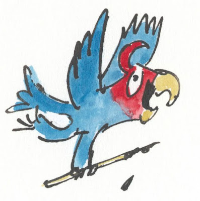 Laura Wood Illustration: Quentin Blake in action