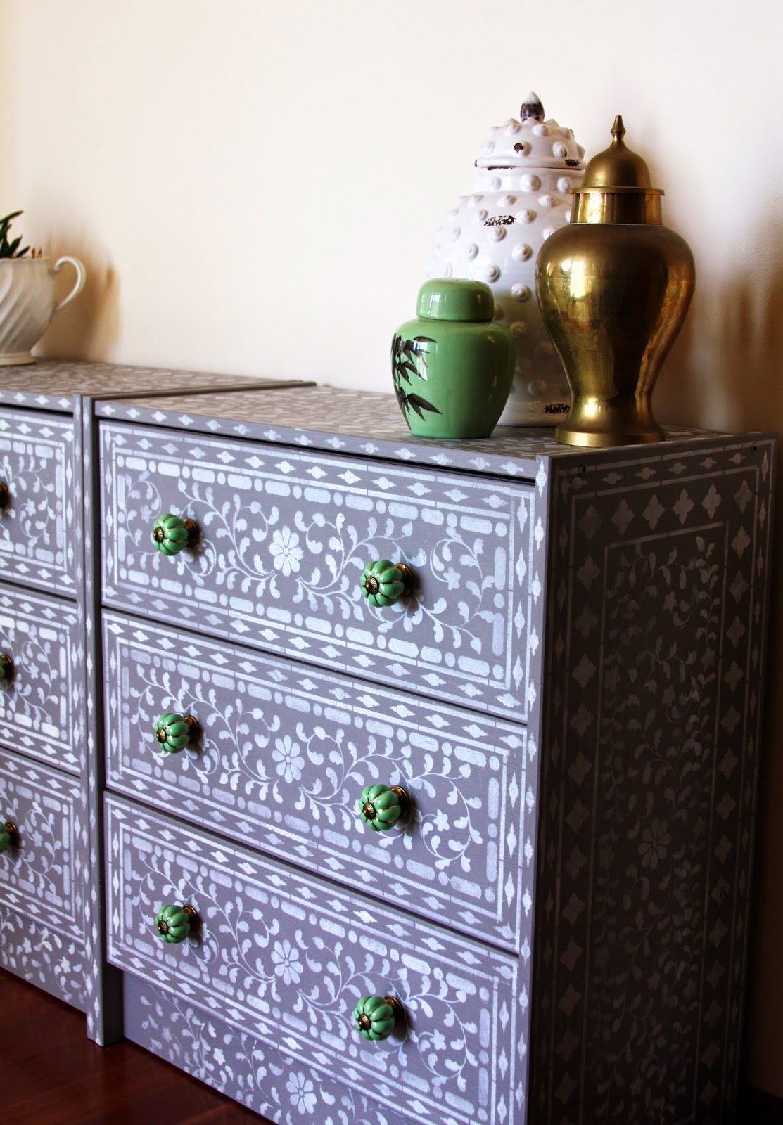 Stella+Olive: DIY Indian Bone Inlay Drawers