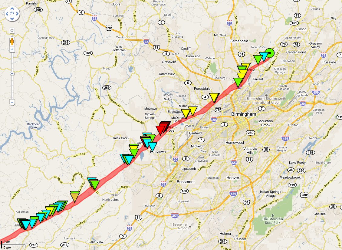 The Original Weather Blog: More on Birmingham, AL Tornado 4-27-11