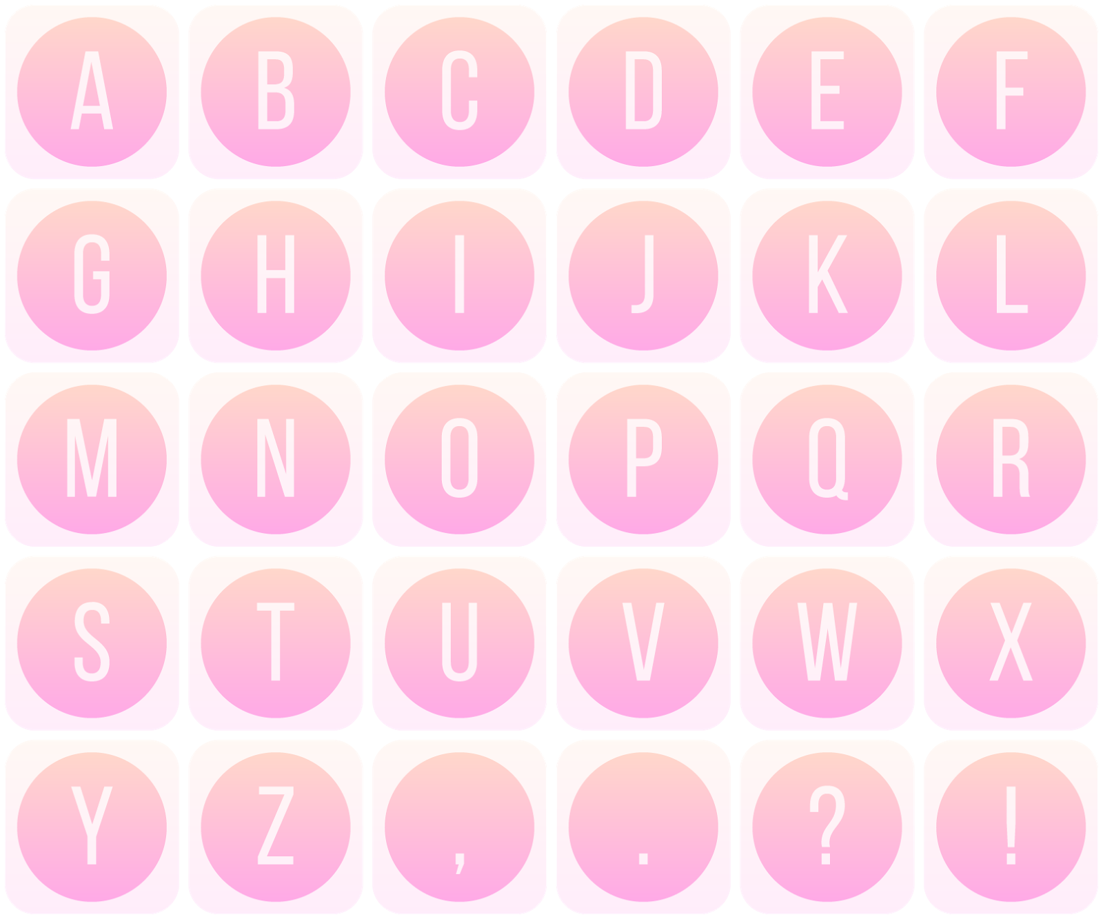 At the Back Studio: 2D Sprites: Letters for Unity3d