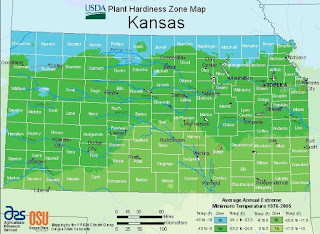 Farmers Know Best: Kansas USDA Plant Hardiness Zones Map
