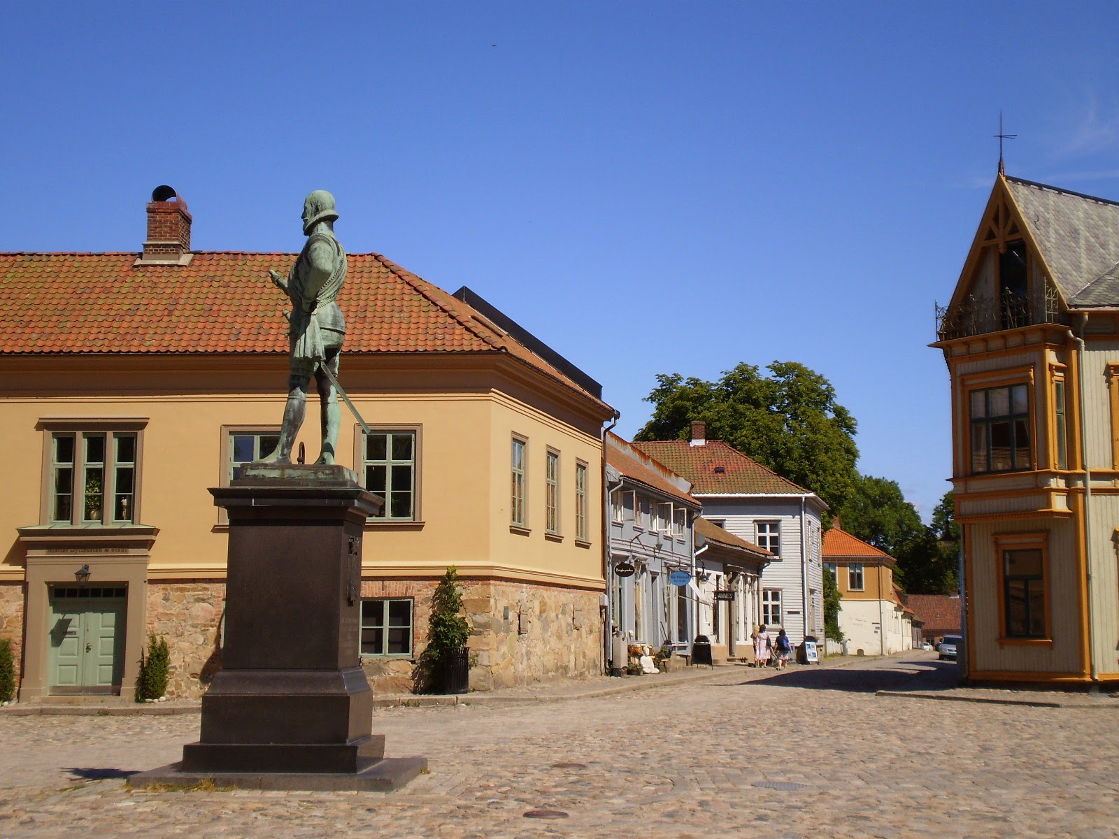 La ciudad antigua de Fredrikstad (Noruega)