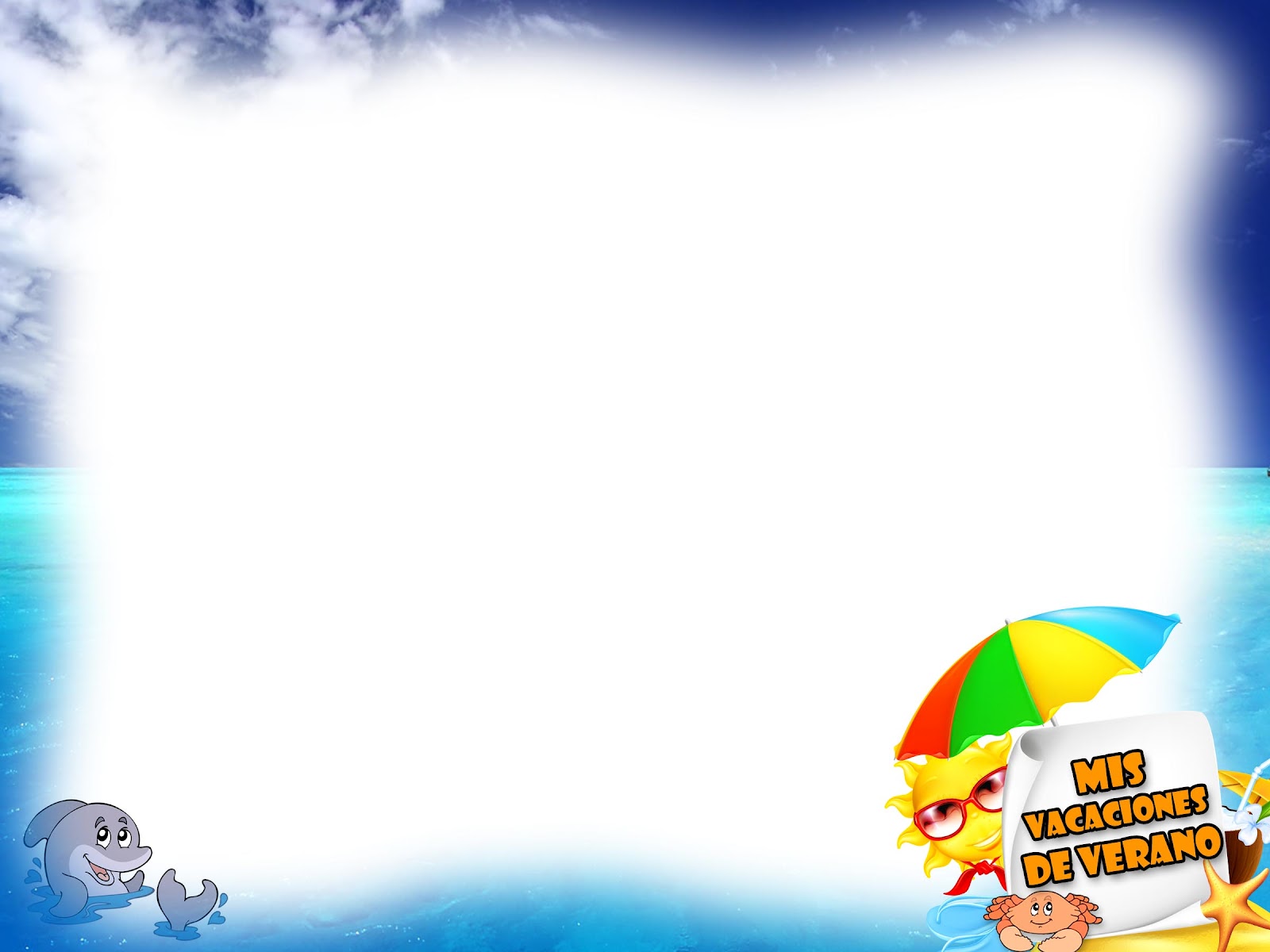 2 Marcos creativos para fotos de vacaciones de verano - Marcos en psd y ...