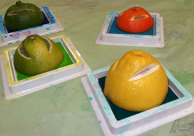Tippytoe Crafts: Citrus Art Ideas