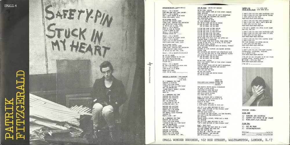 Rocket Science: Patrik Fitzgerald - Safety-Pin Stuck In My Heart ...