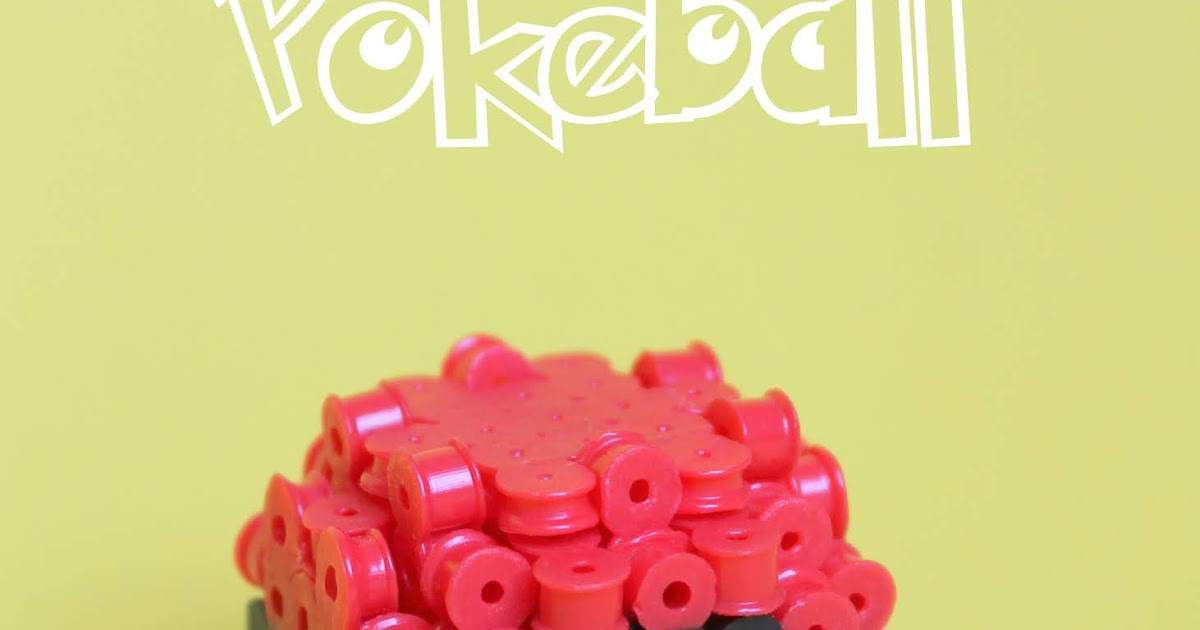 Serving Pink Lemonade: 3D Perler Bead Pokeball