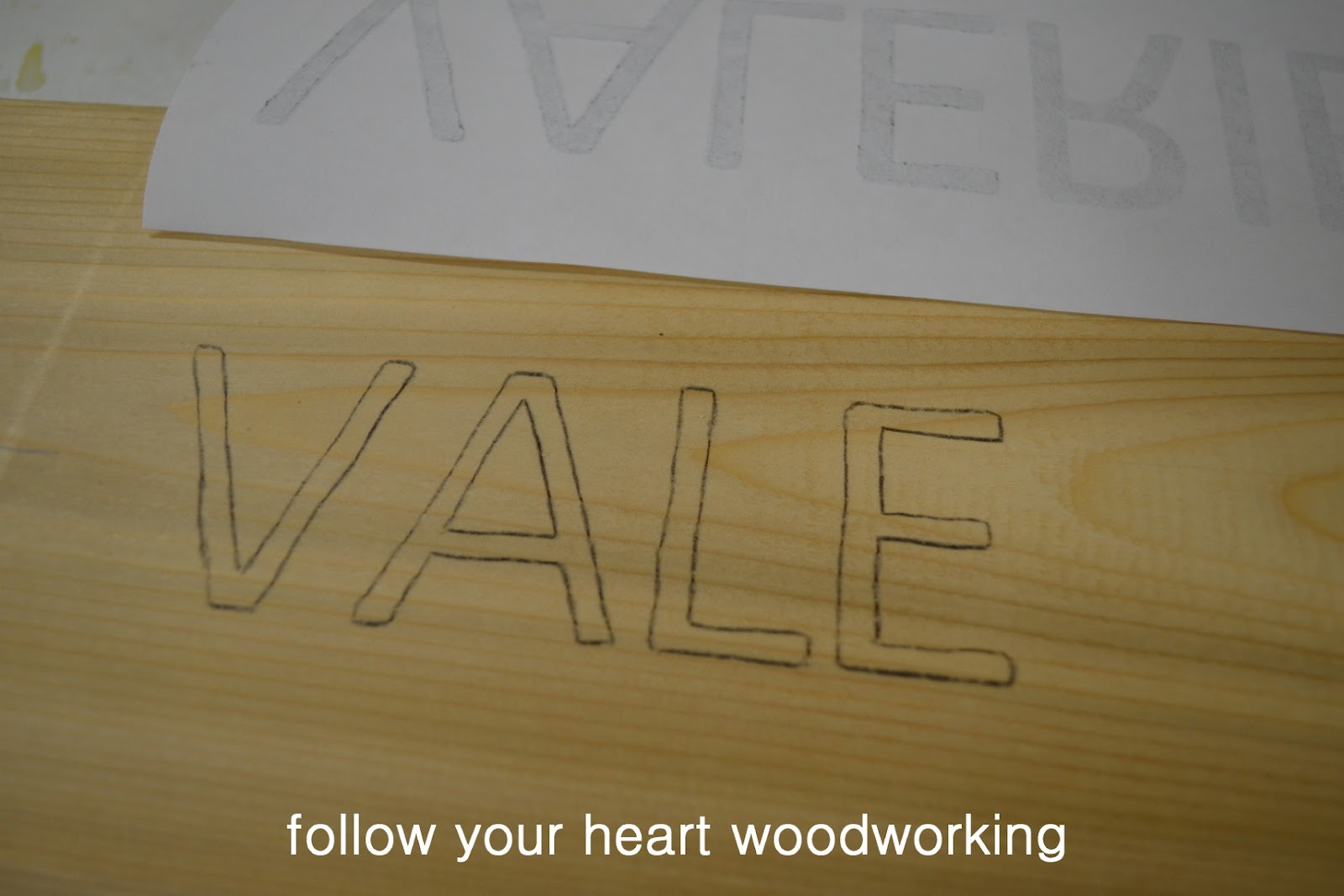follow your heart woodworking: Routing a Sign - Part 1 - Setting up the ...