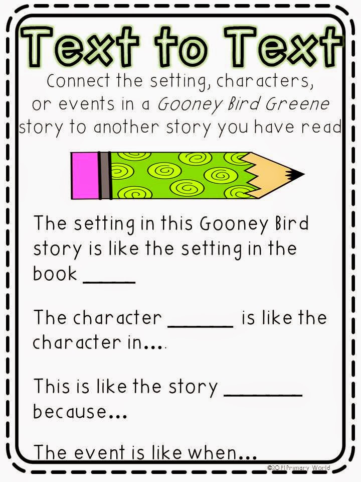 Primary World: Gooney Bird Greene Read Aloud & Freebie