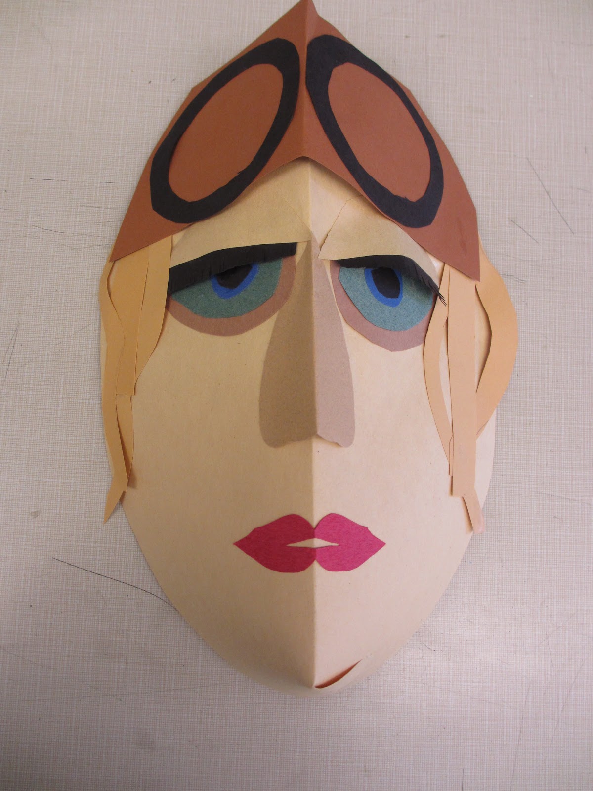 Parker Art: 4/5s Craft Historic Figure Paper Masks