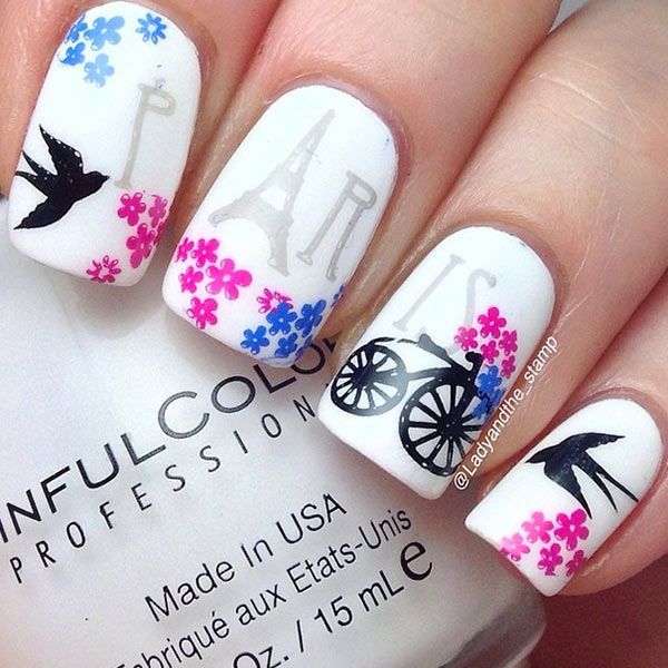 Paris Inspired Nail Art Ideas: Fall in Love!