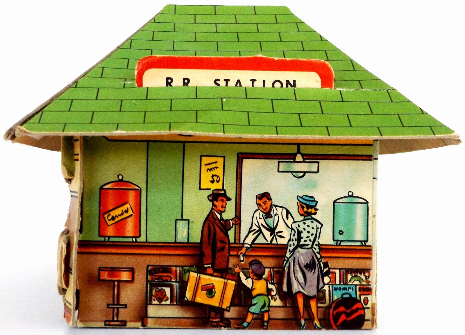 Toys and Stuff: Marx Unknown Set#: Pt 3 R.R. Station and Billborad