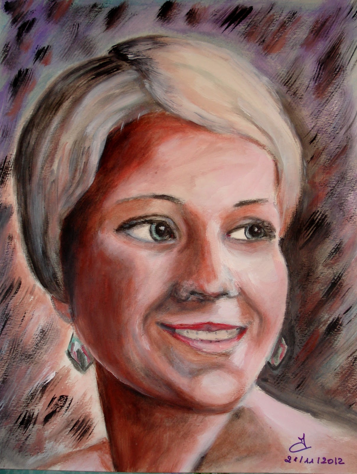 Portraits par Josette, acrylique, pastel, fusain.: Portraits à l ...