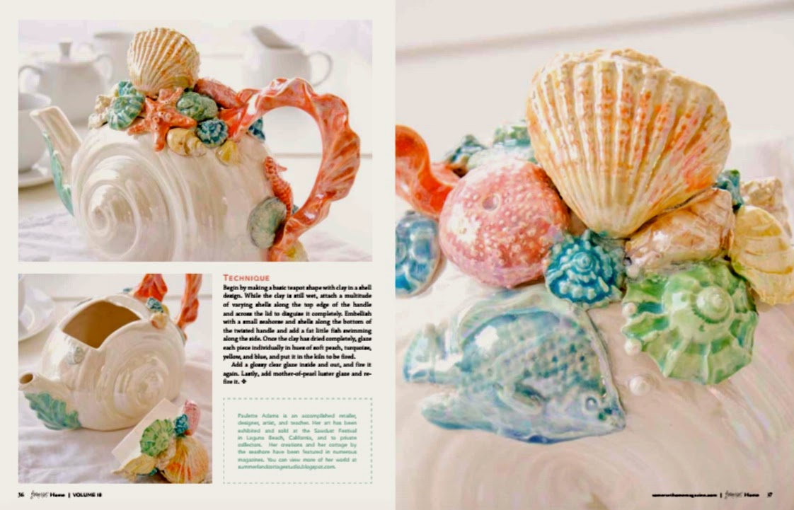 Summerland Cottage Studio: Tea time at the seashore