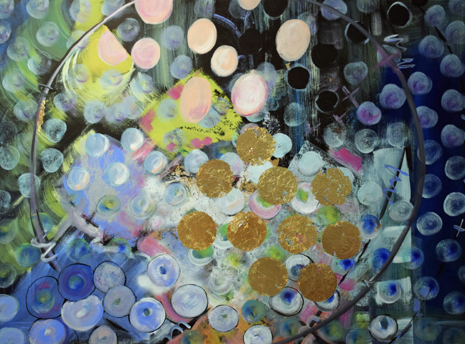 Daily Painters Abstract Gallery: Abstract Environmental Art "Wind Rose ...