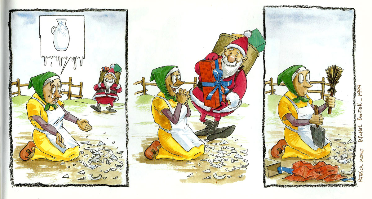 ECC Cartoonbooks Club: The foolish and evil Santa Clauses - Les Pères ...