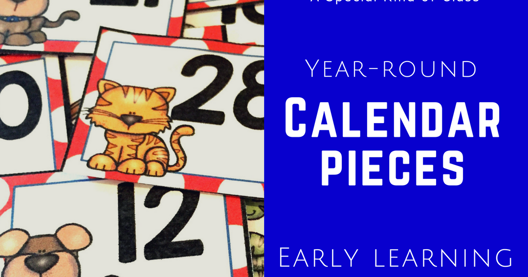 A special kind of class: Free Calendar Pieces