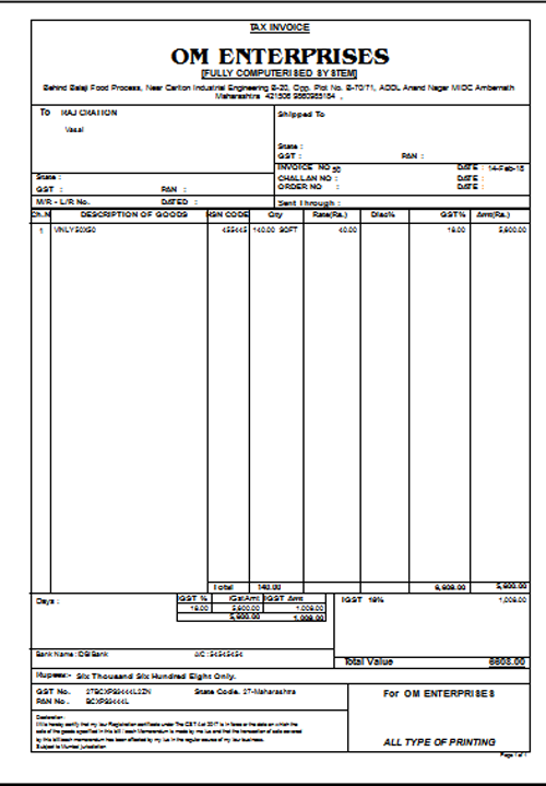 Invoice And Billing Invoice And Billing