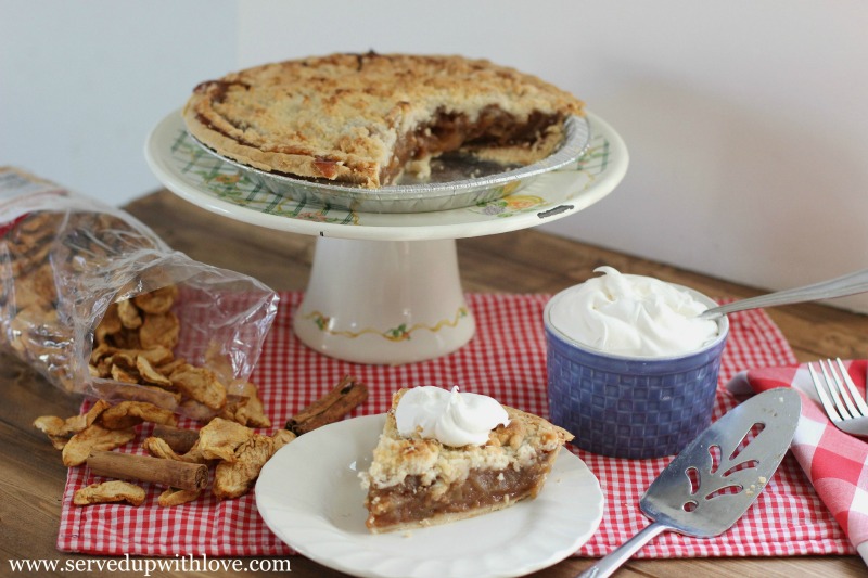 Served Up With Love: Butter Crumble Apple Schnitz Pie