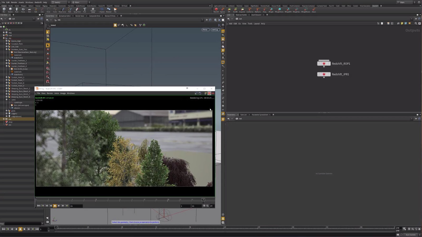 Plant Shading in Redshift for Houdini - Patreon Course Preview by Saul ...
