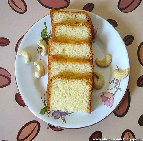Shobha's: Egg Less Vanilla Cake