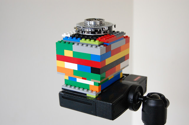 CameraMods: Lego Instax Mini camera with a Diana F+ instant film back