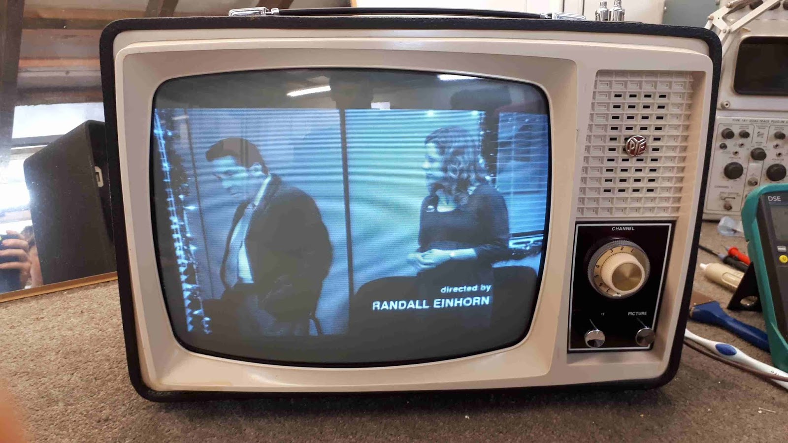 NZ Vintage Television: Pye T25Y 16" Portable TV - Updated 24/5/2019