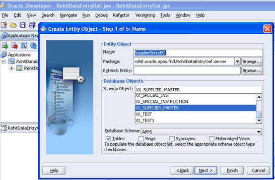 Oracle Application's Blog: How to Create oaf Page in Oracle Apps