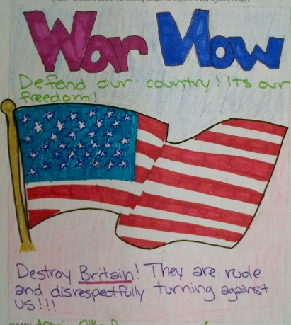 Mr Gray History: Student Work - War of 1812 Poster