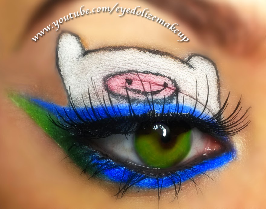 Eyedolize Makeup: Adventure Time series - Finn Eyeshadow