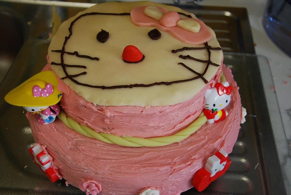 Les p'tites recettes de wico: Gâteau Hello Kitty