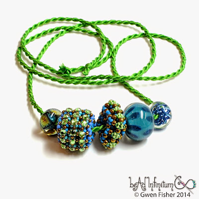 gwenbeads: TUTORIAL Puff Beads -- a beaded bead torus with Embellished ...