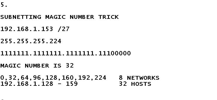 Subnetting with the Magic Number | TipTopNetworking - ttN